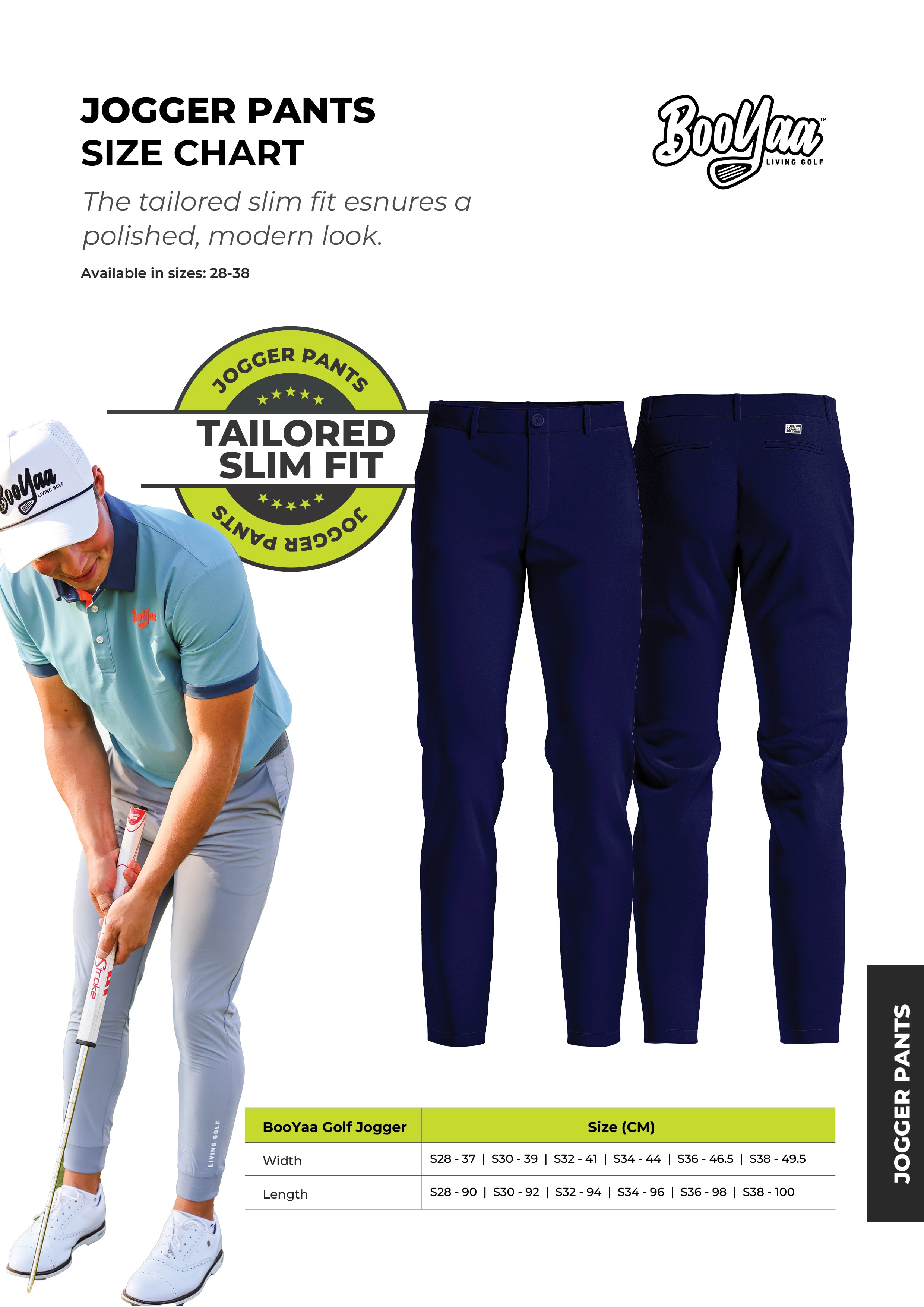 Size Chart – BOOYAA GOLF